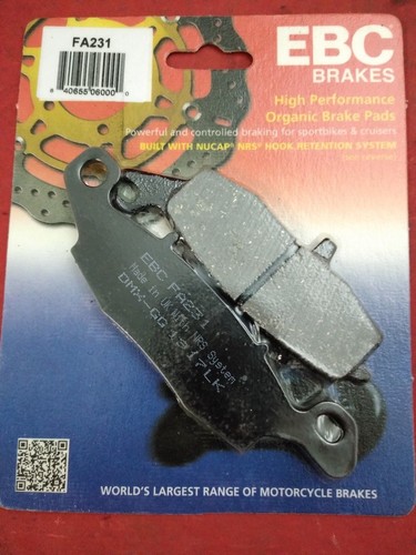 NEW GENUINE EBC FA231 HIGH PERFORMANCE ORGANIC BRAKE PADS | eBay
