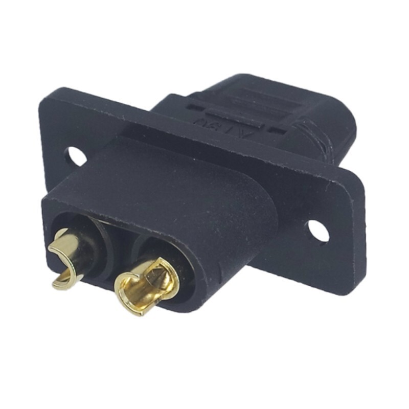 100pairs AMASS Black XT90E-M XT90 Female Male Panel Mount Connector For ...