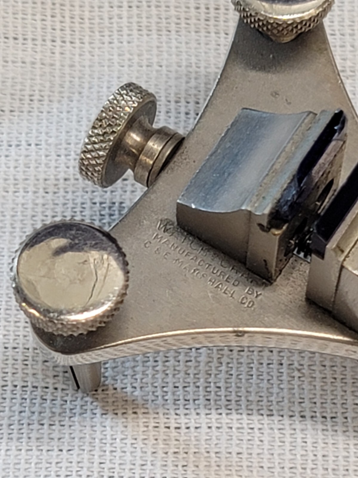 C.&E. Marshall Watch-Craft Poising Sapphire Blue Jaws Tool Watch ...