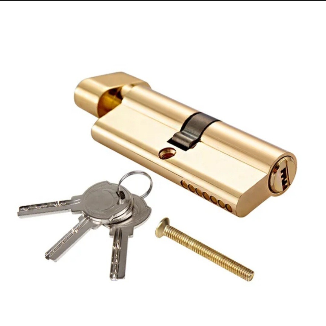 Euro Cylinder Barrel Door Lock UPVC PVC Wooden Doors Key & Thumb Turn ...