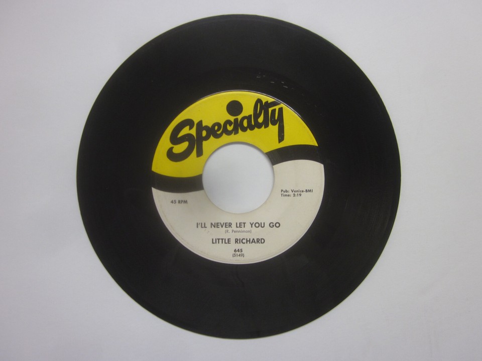orig 45 Little Richard 1958 "Baby Face/I'll Never let You Go" Specialty ...