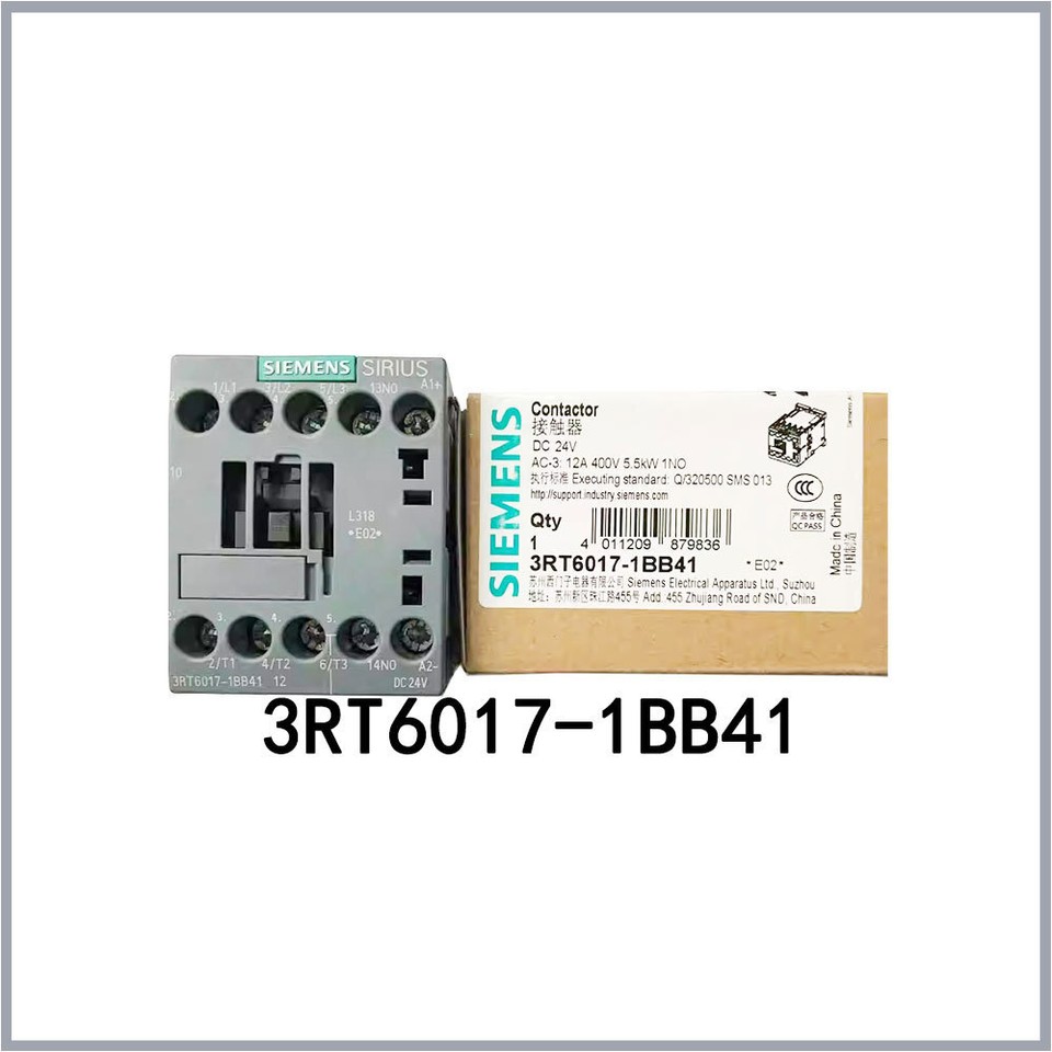 1PCS contactor 3RT6017-1BB41 DC24V 3RT60171BB41 Brand New contactor ...