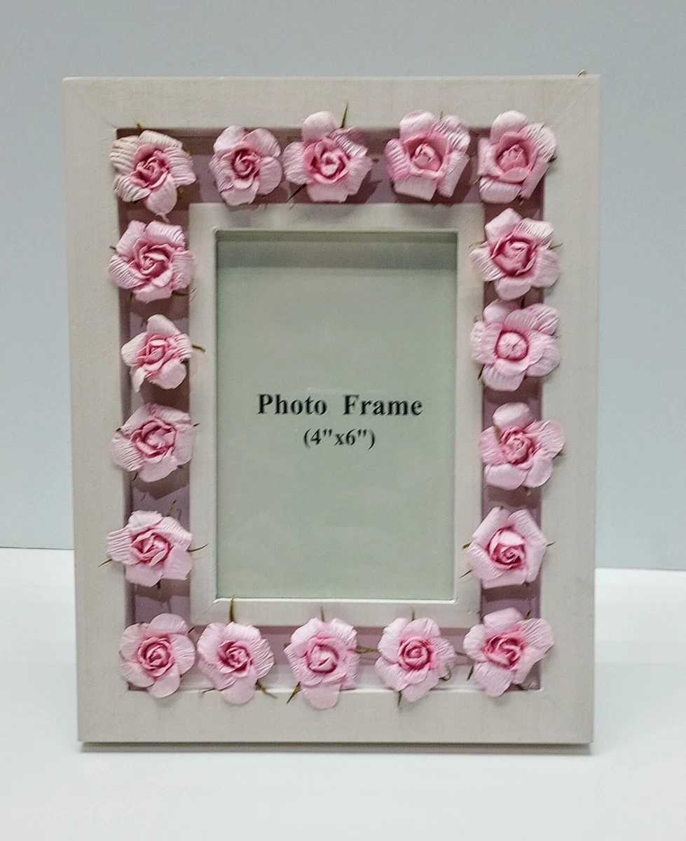 Pink Wood Frame