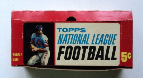 RARE 1963 Topps Football Wax Pack DISPLAY BOX | eBay