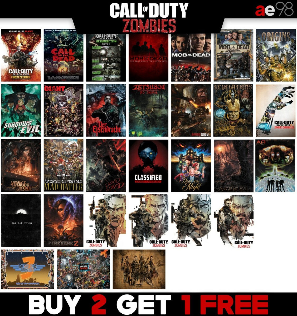 Origins Zombies Poster