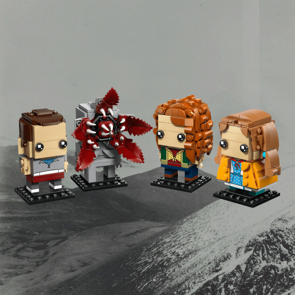 LEGO 40879 Eleven, Max, Demogorgon and Holly BrickHeadz Stranger Things ...