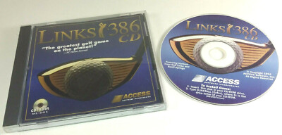 Links 386 CD Golf PC 1994 Access Software Inc.W/ Banff Springs ...