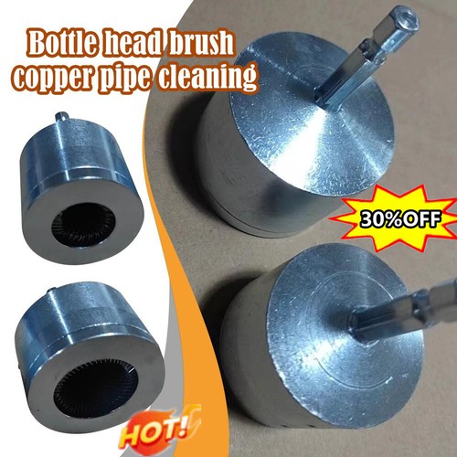 Metal-Copper Pipe Cleaner Metal Drill Tube Cleaning Brush-Copper Tube ...