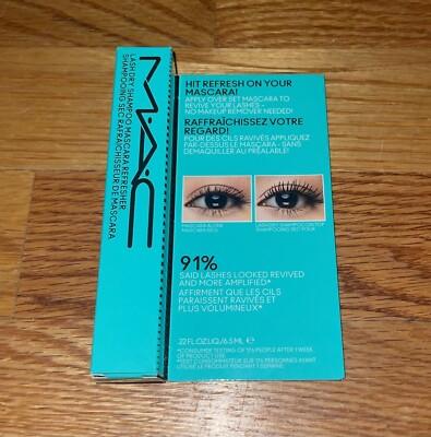 Mac Lash Dry Shampoo Mascara Refresher, 0.22 fl oz- NEW IN BOX | eBay