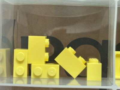LEGO Parts - Bright Light Yellow Brick 1 x 2 - No 3004 - QTY 5 | eBay