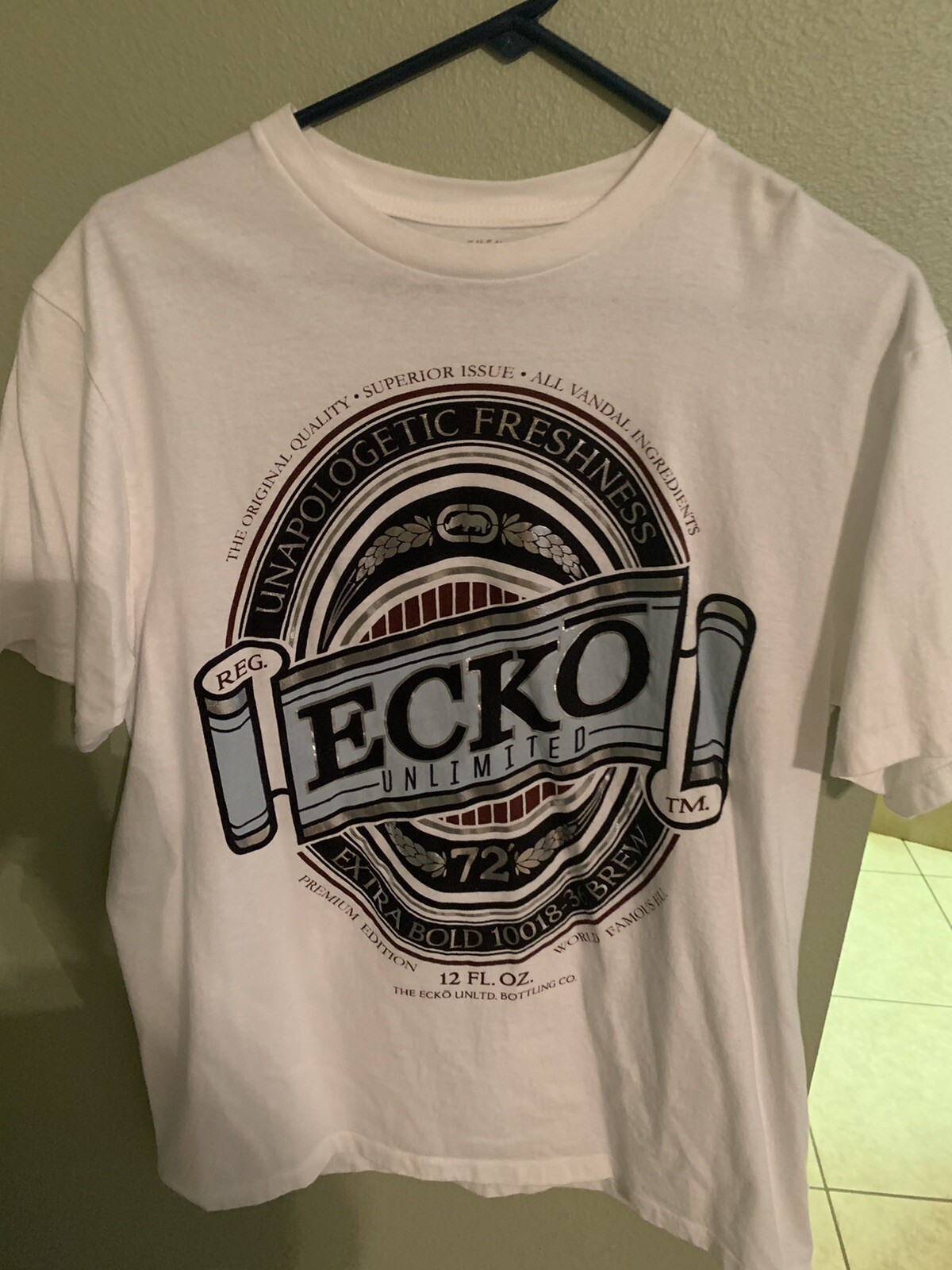 Cut & Sew MARC ECKO Men's T Shirt Size Large | eBay
