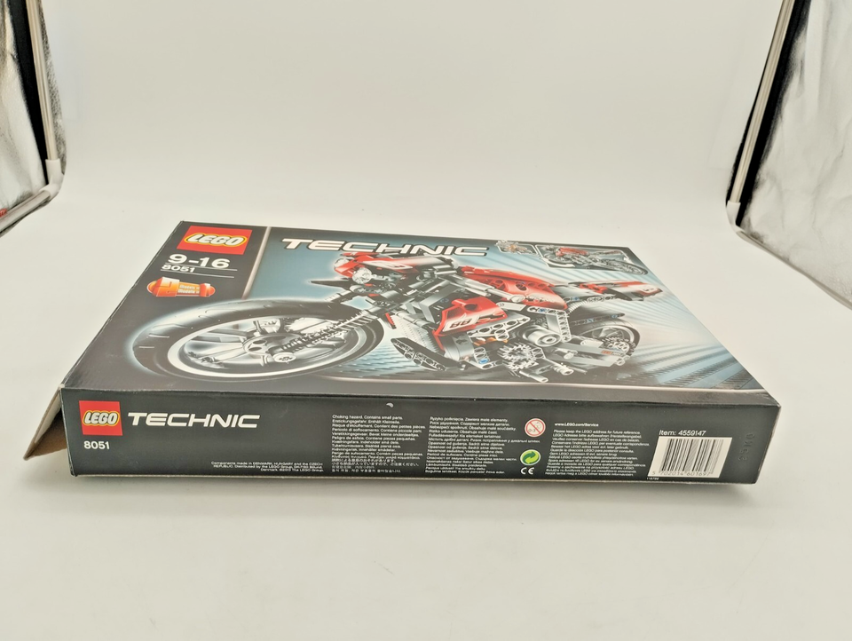 LEGO 8051 Motorbike Motorcycle Technic Technology New MIB Sealed Bag ...