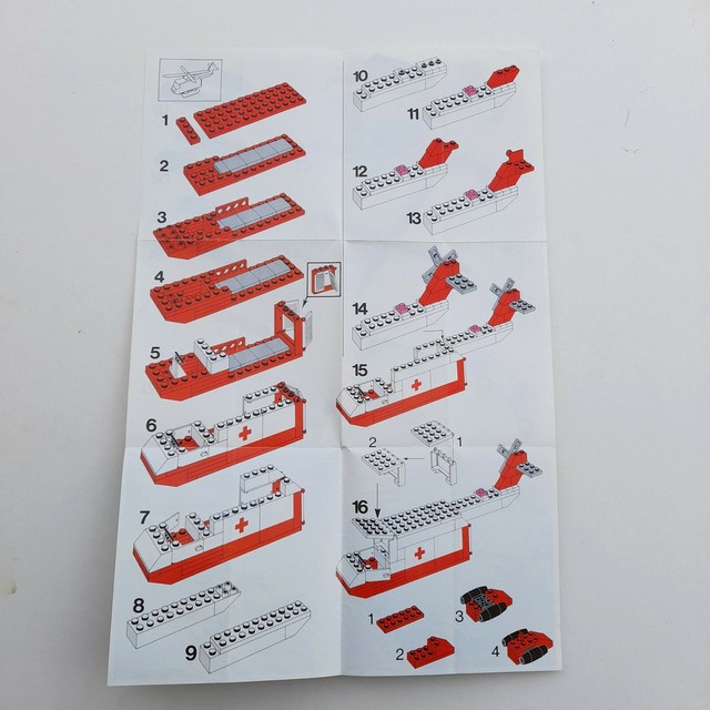 LEGO Town: Red Cross Helicopter (6691) for sale online | eBay