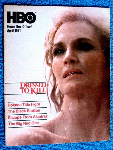 HBO GUIDE HOME BOX OFFICE TV MOVIE PROGRAM BOOKLET APRIL 1981 ANGIE ...