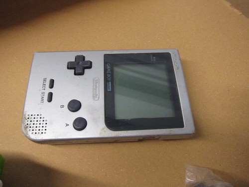 Nintendo Gameboy Pocket Console Silver GB Needs New Screen Japan Tested ...