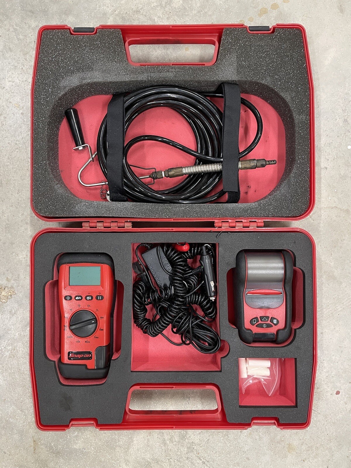 Snap On Hand Held 4 Gas Analyzer HHGA2 With Print Function. Works! | eBay