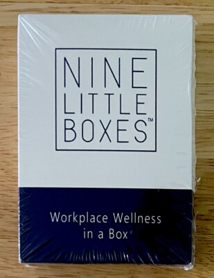 NINE LITTLE BOXES - Workplace Wellness In A Box Game - Brand New | eBay