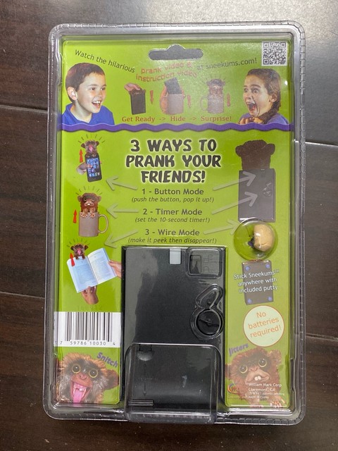 Sneekums Pet Pranksters Snitch Furry Pop up Surprise Prank Device ...