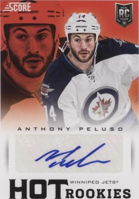 2013-14 Score - Hot Rookies Anthony Peluso #602 Signatures (AU, RC) for ...