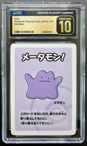 Ditto Old Maid 2019 CGC Pristine 10 Pokemon Vintage Card | eBay