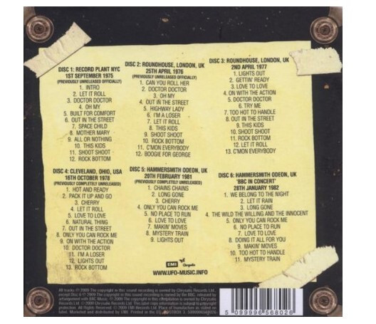 UFO Official Bootleg 1975-1982 - 2009 6CD BOX EMI | eBay