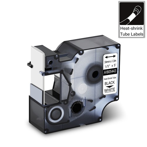 1PK for DYMO Rhino 6000 Heat Shrink Tube 1805443 Label Tape Maker 24mm ...