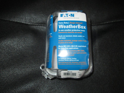 NEW Eaton WIU-1VX WeatherBox Weather Proof 1 Gang Duplex In-Use Outlet ...