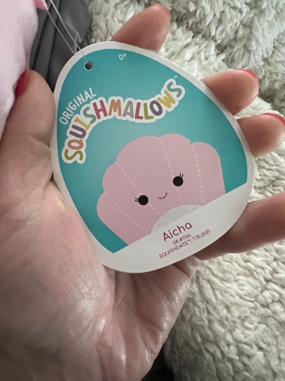 Squishmallows 8” Summer Sea Squad Aicha the Seashell & Canda the ...