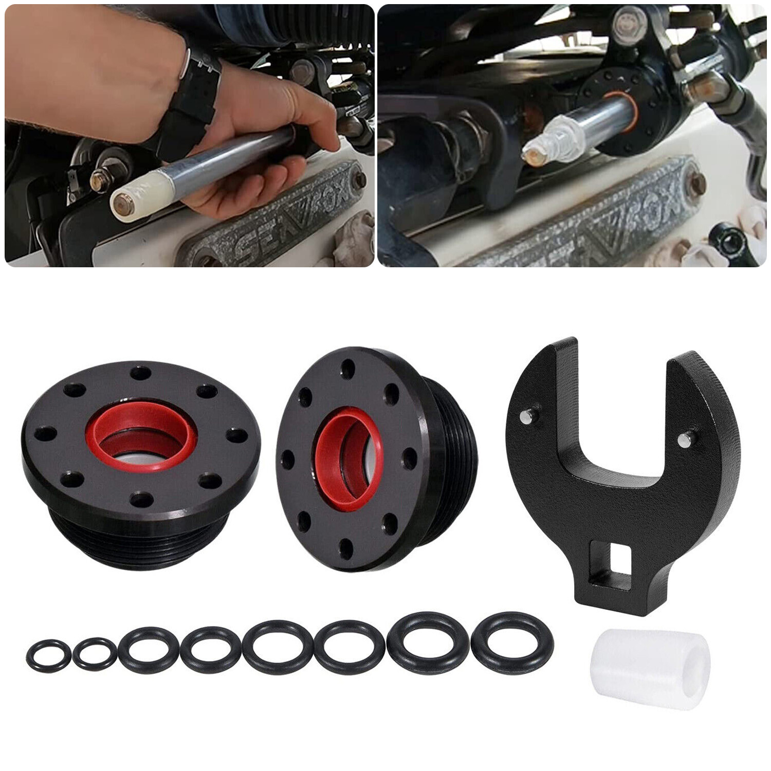 Hydraulic Cylinder Seal Kit HS5167 with Pin Wrench for Seastar ...