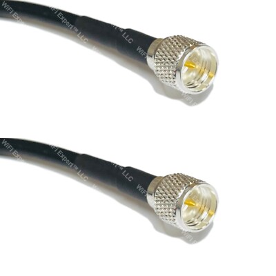 RG58 MINI UHF MALE to MINI UHF MALE Coaxial RF Cable USA-Ship Lot | eBay