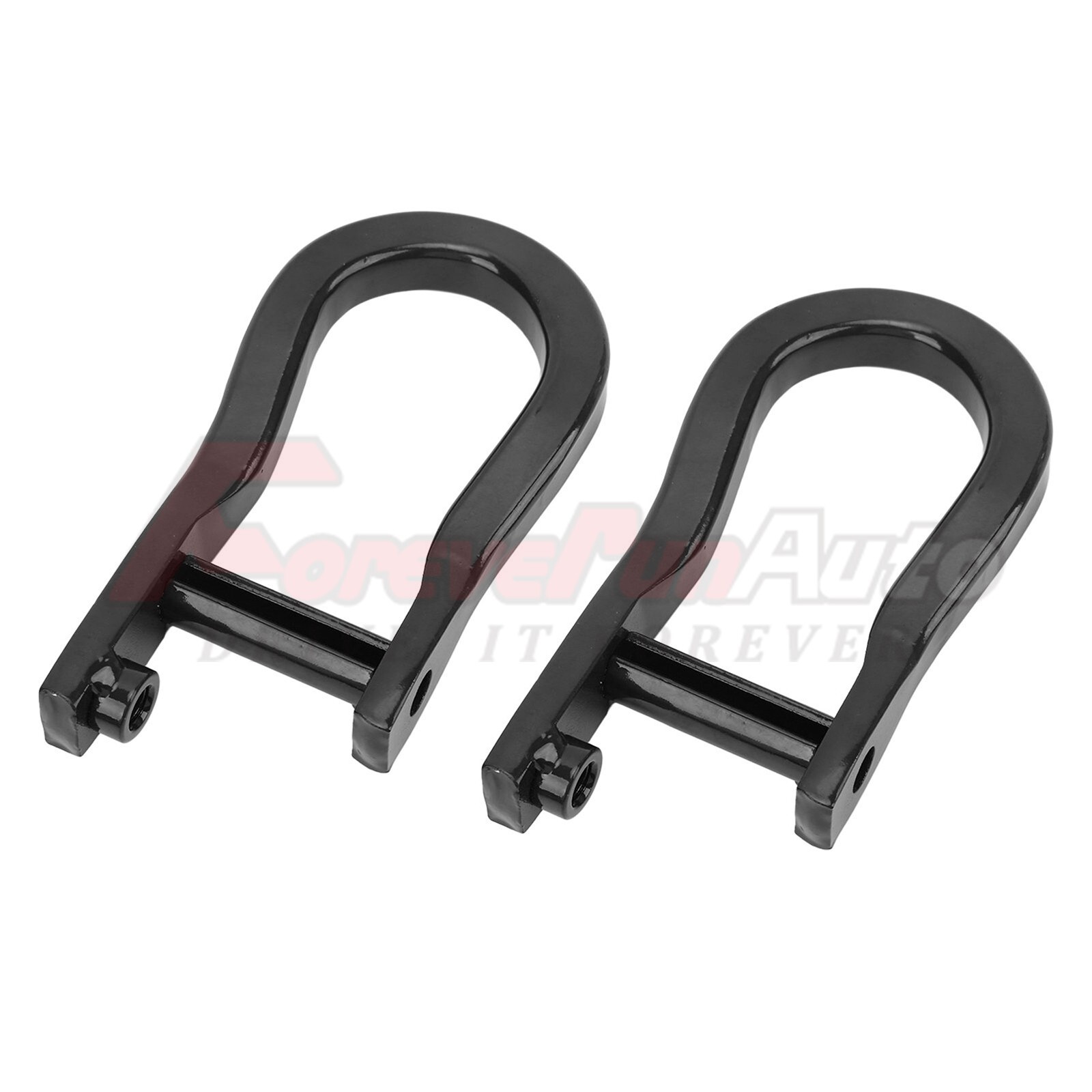 Pair Black Tow Hooks 84072463 For Chevrolet GMC Silverado Sierra 1500 ...