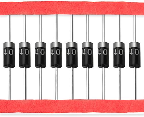 1N4001 Rectifier Diode 1A 50V DO-41 (DO-204AL) Axial 4001 IN4001 1 Amp ...