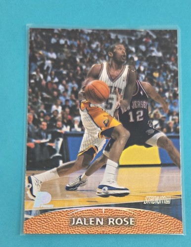 1999-00 Stadium Club #112 Jalen Rose Indiana Pacers BASKETBALL Card 9D ...