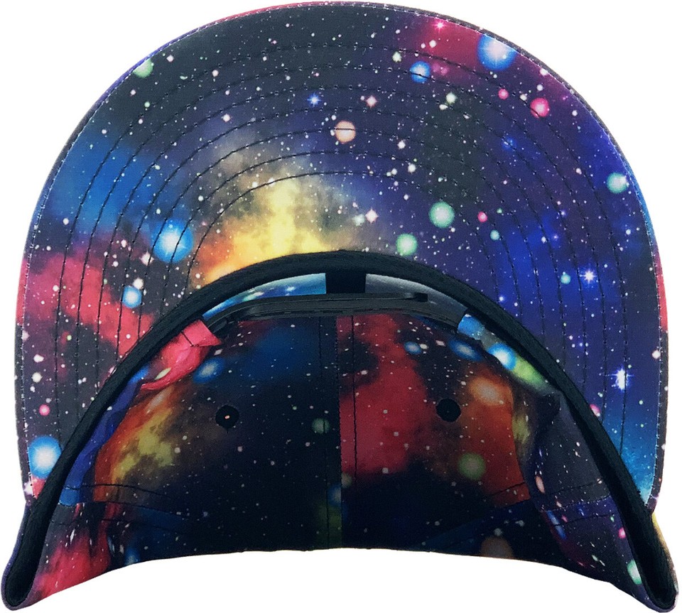 Fashion Galaxy Print Hiphop Cap Snapback Baseball Cap Adjustable Hat ...