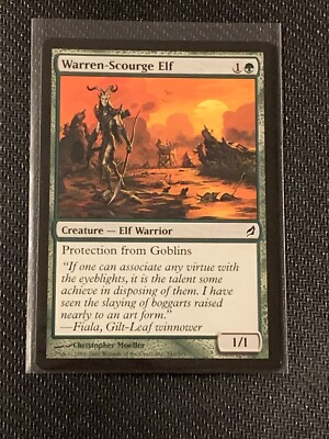 Magic the Gathering Lorwyn Warren Scourge Elf | eBay