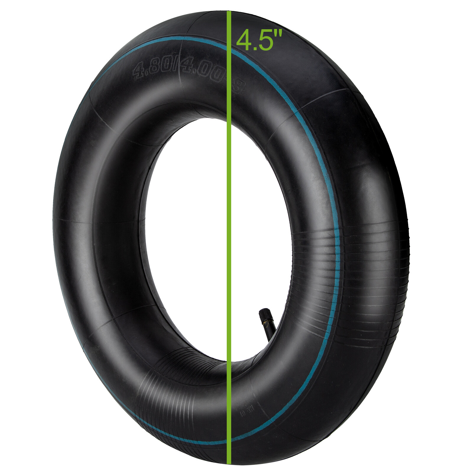 2x 10 4.80/4.00-8 Tyre Inner Tube Wheelbarrow 16 Wheel Straight Valve ...