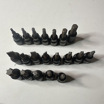 Mac Tools Jesse James WCC 3/8” Drive Hex Torx Philips Flat Socket Set ...