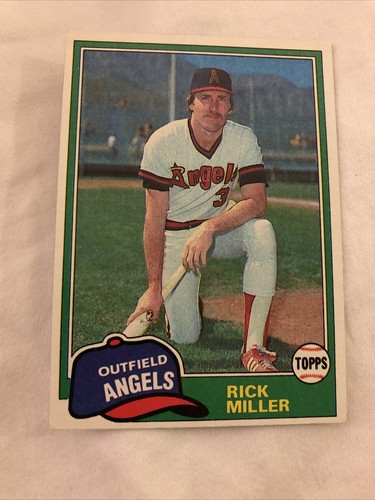 Rick Miller 1981 Topps #239 California Angels card | eBay
