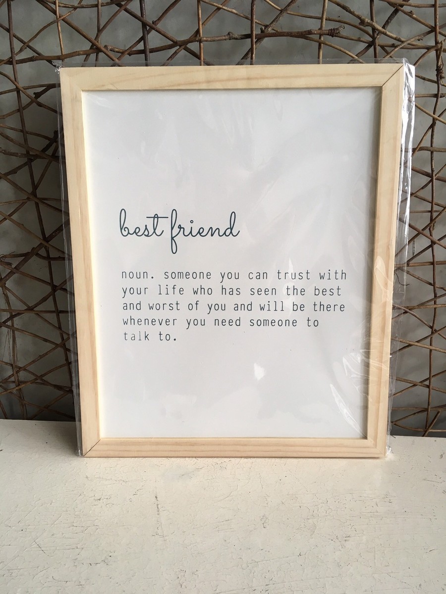 Best Friend Wall Quotes Best Friend Quotes Frames Best Friend Frame