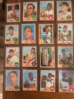 Ted Savage 1968 Topps Ex Condition (Sale Is For Card In Title) (4010 ...