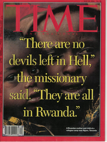 TIME Magazine 1994 Mai 16 Diables Enfer Rwanda Génocide Missionnaire ...