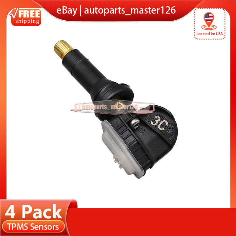 SET 4 TPMS Tire Pressure Monitoring Sensors 13540604 For Chevy GMC ...