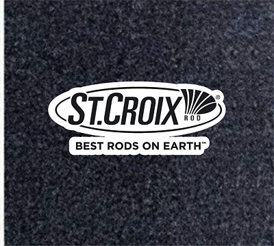 ST. CROIX RODS BASS BOAT CARPET DECALS GRAPHICS BONUS DECAL!! FREE ...