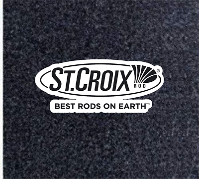 ST. CROIX RODS BASS BOAT CARPET DECALS GRAPHICS BONUS DECAL!! FREE ...