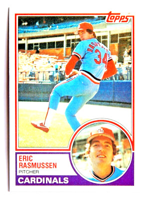 Eric Rasmussen #594 Topps 1983 Baseball Card (St Louis Cardinals) E | eBay