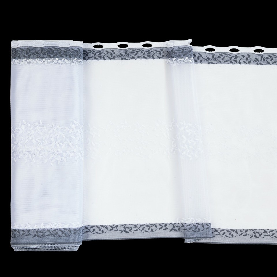 CAFE NET CURTAIN, price per metre, drop 12" or 24" ready to hang up ...