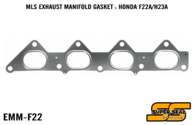 SUPER SEAL MLS EXHAUST MANIFOLD GASKET SET : FITS HONDA F22A/H23A | eBay Australia