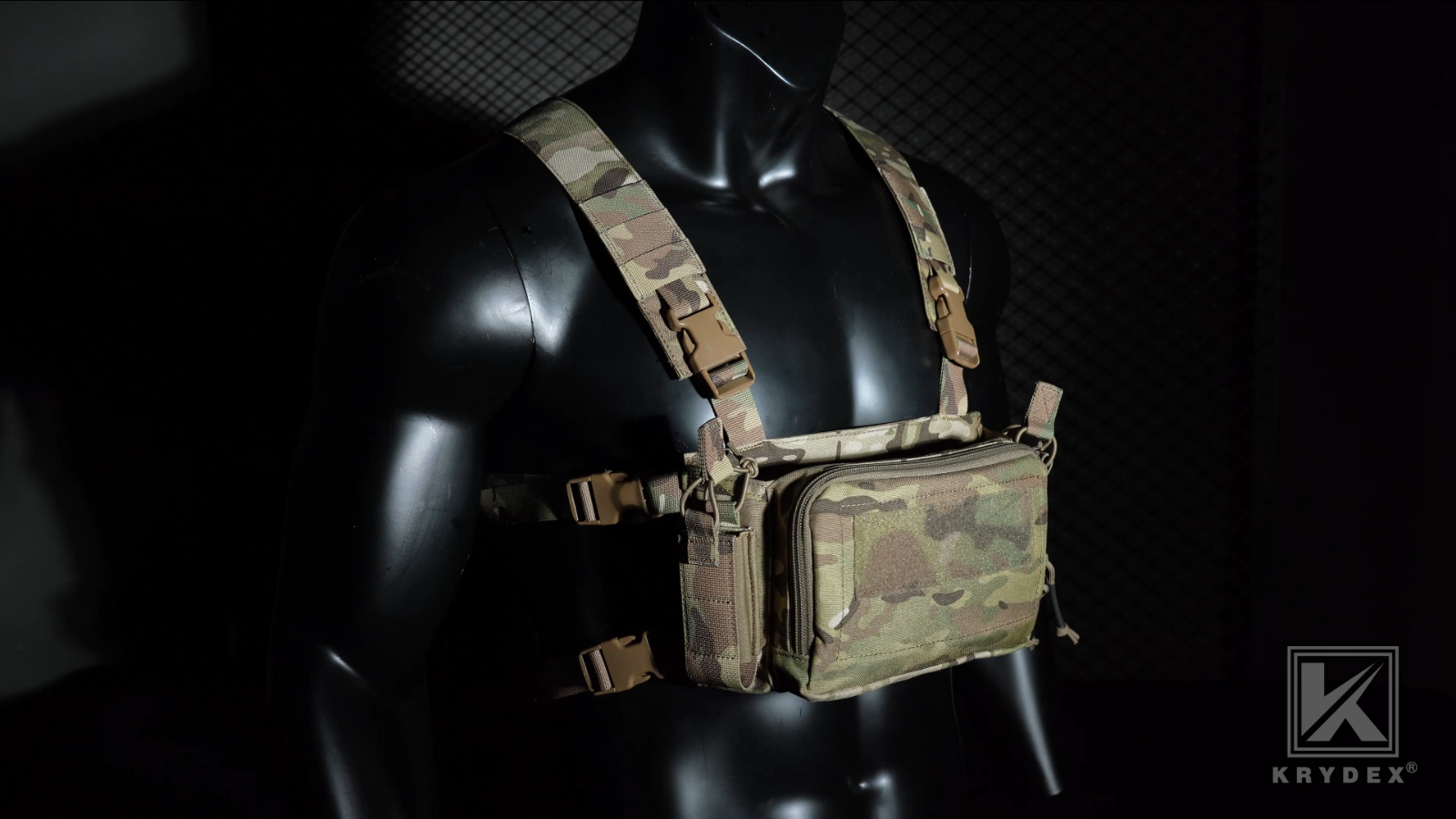 KRYDEX D3CR Chest Rig Harness Mag Pouches Flatpack Backpack Expandable ...