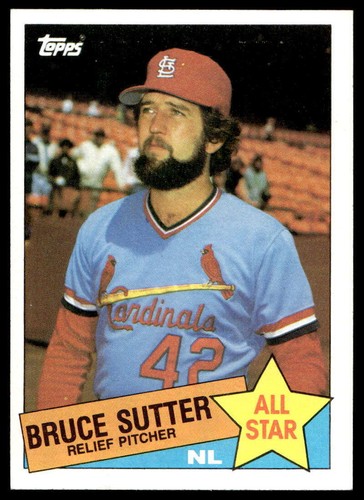 1985 Topps 722 Bruce Sutter St. Louis Cardinals AS, LL Baseball Card | eBay