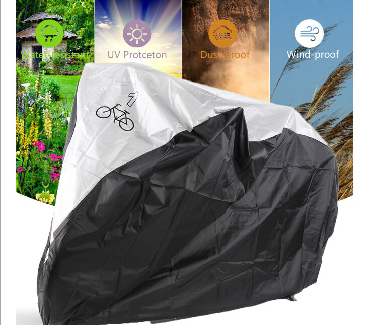 Bike Cover Waterproof Rain UV Protector Storage For Single/Double ...